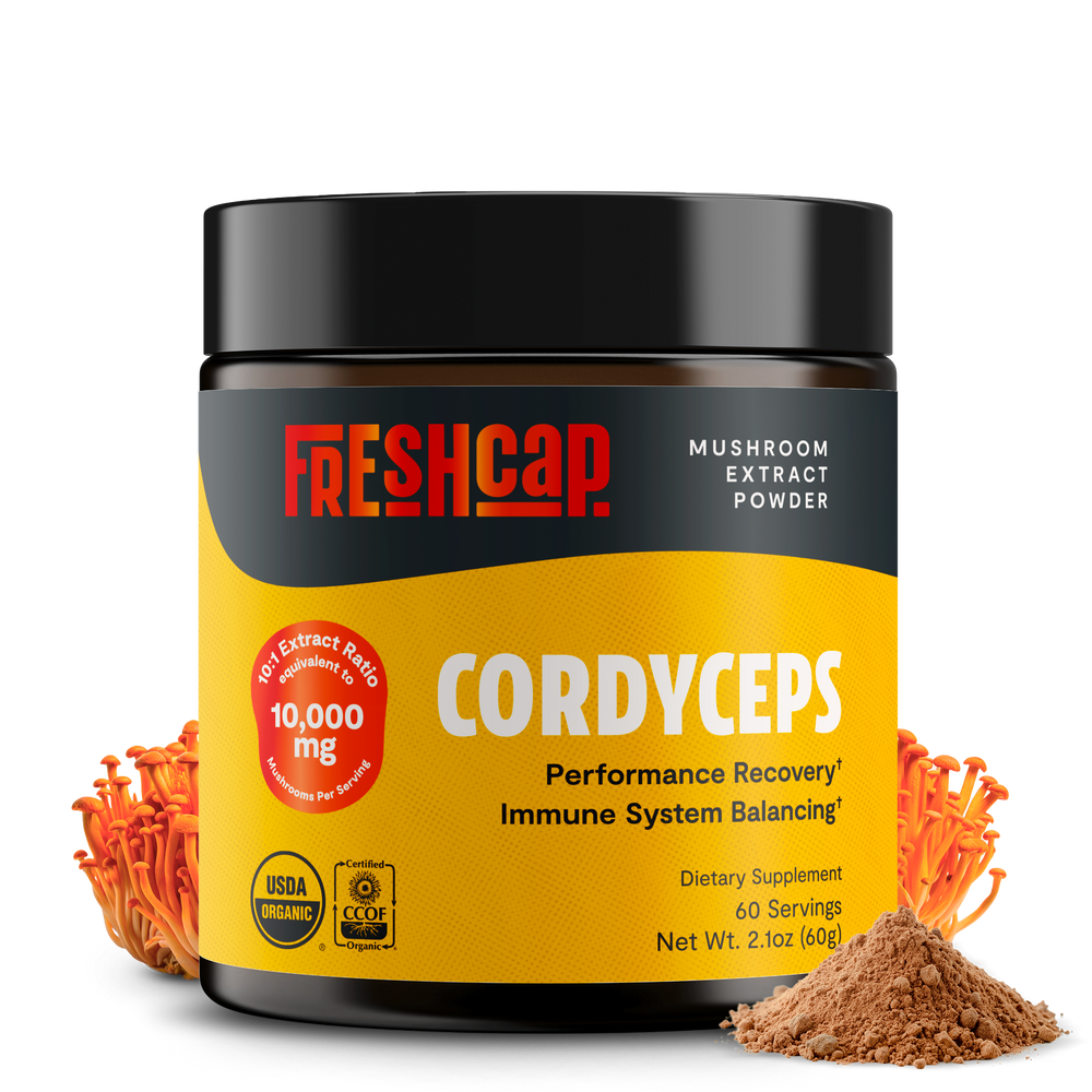 Organic Cordyceps Mushroom Extract (60G Powder) | FreshCap
